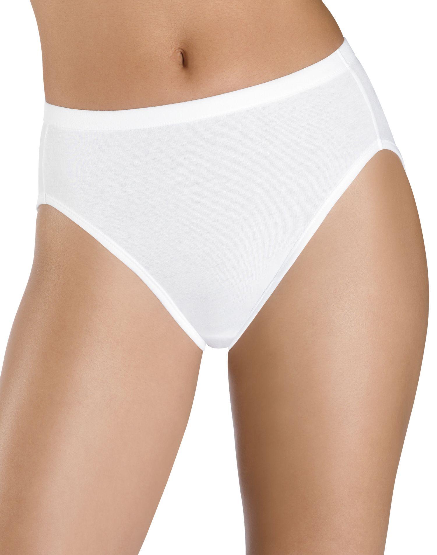 Hanes E43pas Plus Size Womens Comfortsoft Cotton Stretch Low Rise Briefs 3 Pack
